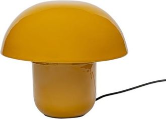 Kare Design Tischleuchte Mushroom Shiny, Gelb, Tischlampe, Stahlgestell, Metall Schirm, kein Leuchtmittel inklusive, E14, Wohnzimmer, Pilzlampe, Retro Leuchte, De