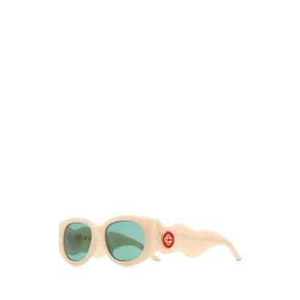 Casablanca unisex, Accessoires, Blanc, Taille: ONE Size Memphis Lunettes de soleil