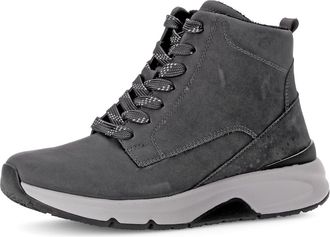 Gabor Damen Klassische Stiefeletten, Frauen Stiefeletten,gefüttert,Boots,Stiefel,Bootee,Booties,halbstiefel,Dark-Grey(Flausch),42 EU / 8 UK