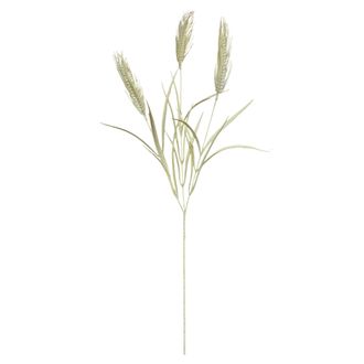 Creativ Home K&uuml;nstlicher Roggen, Getreide Weizen Korn, Kunstzweig Dekozweig. 80cm Creme-Wei&szlig;