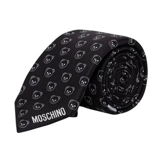Moschino Cravate classique - Homme - Accessoires - Noir - Taille: ONE Size