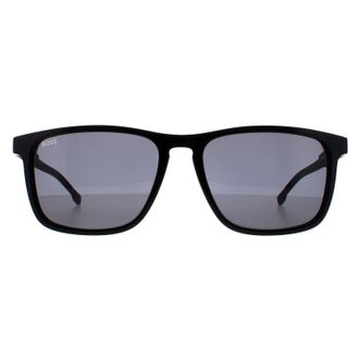 HUGO BOSS Sonnenbrille 0921/S 807 IR Schwarz Grau Blau