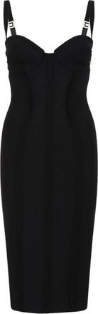 Elisabetta Franchi Femme, Robes, Noir, Taille: 46 FR Bustier Midi Dress