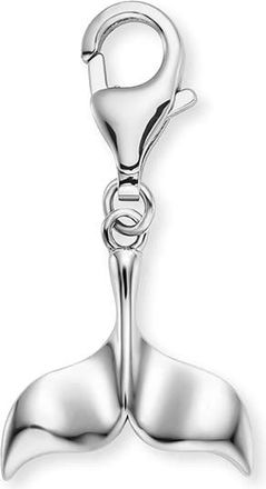 Engelsrufer Damen Charm Anhänger Aloha Delfinflosse Silber aus Sterling Silber - Karabinerverschluss - nickelfrei - Größe: 12x10mm
