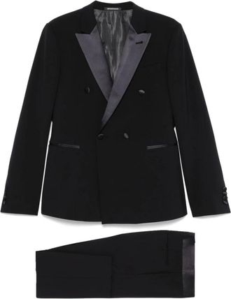 Emporio Armani Homme, Costumes, Bleu, Taille: L Smoking Doppiopetto