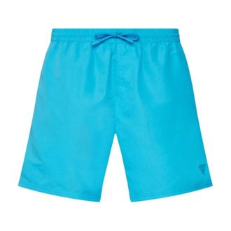 Guess Grundlegende Swimtrunk Blau Polyester - - Swimwear - Herren - Blau - XL