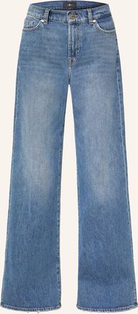 7 For All Mankind Wide Leg Jeans Lotta blau