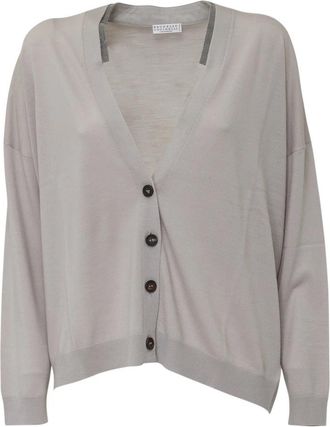 Brunello Cucinelli Cardigan - - Knitwear - Damen - Grau - L