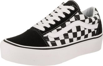 Vans Old Skool Platform (Checkerboard) BLK/TR Wei&szlig; - Nummer - 40