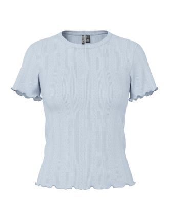 Pieces Female T-Shirt PCMARIE Pointelle