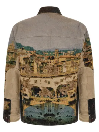 Junya Watanabe Mens Multicolor Polyester Jacket Clothing