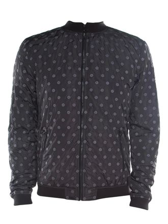 Dolce & Gabbana Bomberjacke mit aufgestickten Polka Dots - Schwarz