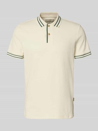 Blend Slim Fit Poloshirt mit Strukturmuster Modell FABLE