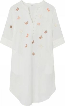 Gustav Femme, Blouses et Chemises, Blanc, Taille: 42 FR Alva Tunique Courte