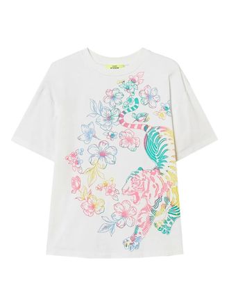 Twin-Set x Myfo t-shirt à imprimé graphique - Blanc