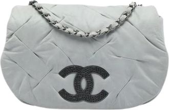 Chanel Sac bandouli&egrave;re vintage Pre-owned - Femme - Pre-owned - Gris - Taille: ONE Size