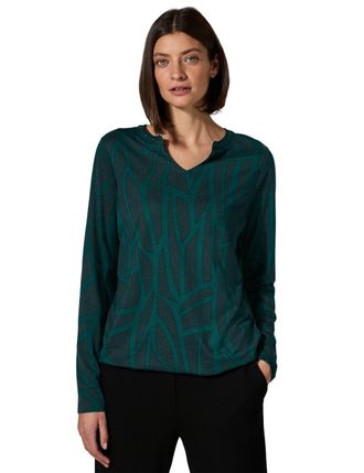 Cecil Damen B322472 Shirt im Tunika-Look, Petrol Green, XL