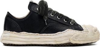 Miharayasuhiro Hank Og Sole Waxed Low-top Sneakers
