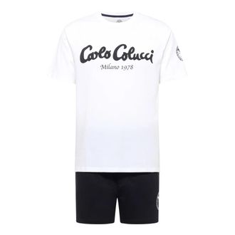 Carlo Colucci Pyjama - - Nightwear & Lounge - Herren - Wei&szlig; - XL
