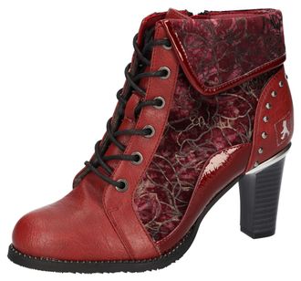 2Go Shoe Company Damen 8238-507 Stiefelette, rot, 39 EU