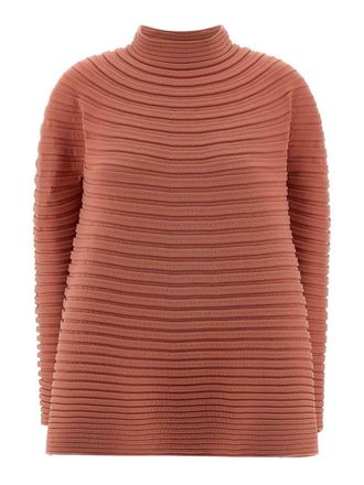 Pleats Please Issey Miyake Top - Couleur Chair