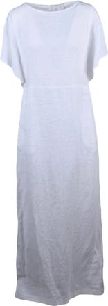 Eleventy Femme, Robes, Blanc, Taille: 40 FR Long Dress