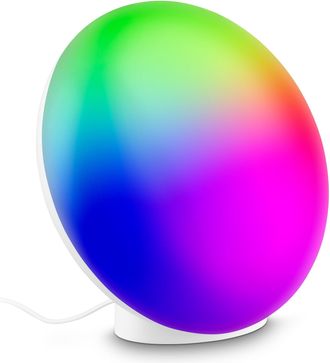 Briloner LED Tischlampe mit Fernbedienung, dimmbar, RGBIC, CCT, Musiksensor, Nachttischlampe, Lampe, Schreibtischlampe, Tischleuchte, Gaming Deko, Party Deko, 