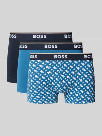 HUGO BOSS Trunks aus Baumwoll-Mix im 3er-Pack