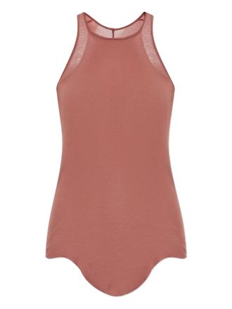 Rick Owens Racerback-Weste mit abgerundetem Saum - Rot