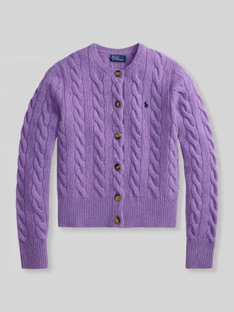 Polo Ralph Lauren Regular Fit Strickjacke aus Wolle mit Kaschmir-Anteil