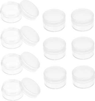 OSALADI Aufbewahrungsbox Kunststoff Mit Schraubverschluss 10 Stücke Uhrenzubehör Sortierbox Für Kleine Teile Und Schmuck Sicheres Aufbewahren Für Zuhause Und 