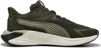 Puma Mixte PWR Hybrid TR Chaussure athl&eacute;tique Tout Sport, Dark Olive Lux Army Rouge Brillant Blanc Chaud, 45 EU