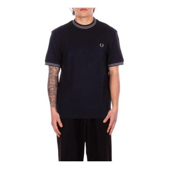 Fred Perry Herren, Oberteile, Blau, MGr&ouml;&szlig;e