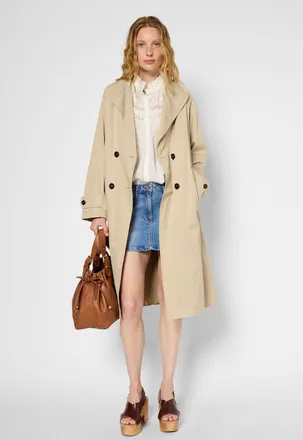 Gerard Darel Trench long - MARCELLA - Beige