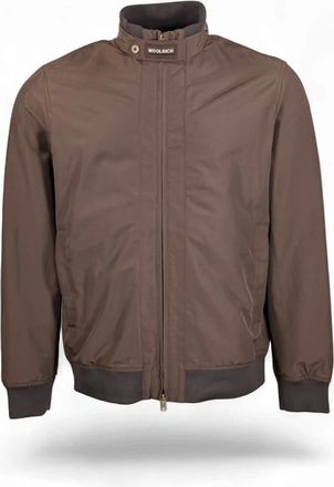 Woolrich Homme, Vestes, Brun, Taille: 3XL Spring Lewis Bomber