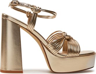 Twin-Set Sandalen TWINSET 241TCT072 Goldfarben