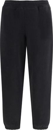 Burberry Homme, Pantalons, Noir, Taille: L Pantalon de jogging en coton avec finitions &agrave; carreaux