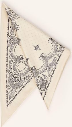 Destin Destin Dreieckstuch Aus Seide weiss