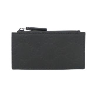 Gucci Pre-owned GG Rubber Effect Leather Card Case - - Pre-owned - Damen - Schwarzk - ONE SIZE