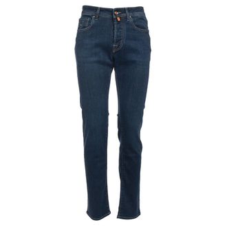 Jacob Cohen Homme, Jeans, Bleu, Taille: W38 Jean Slim Fit Bard avec Logo Brod&eacute;