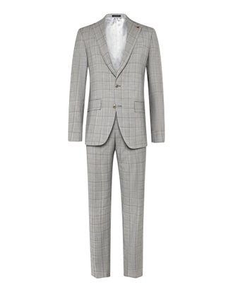 Sartoria Latorre Anzug aus Schurwolle mit Glencheck-Muster in