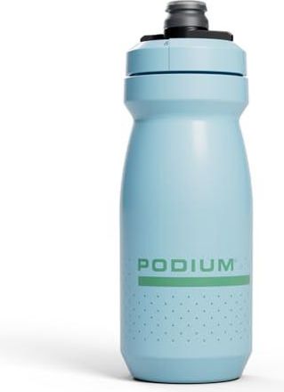Camelbak Podium Bouteille deau de vélo 621 ml - Facile à presser - Sadapte à la plupart des cages de vélo, bleu cristal