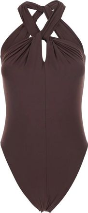 Federica Tosi Femme, Maillots de bain, Brun, Taille: 40 FR Maillot de bain une pi&egrave;ce