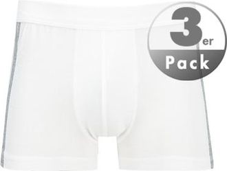 Schiesser Herren Trunks wei&szlig; Baumwolle unifarben