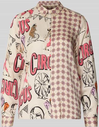 Milano Hemdbluse mit Knopfleiste