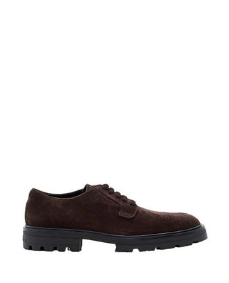 Hogan Rich Brown Suede Derby Shoes - Gr. 10_5 - in Braun