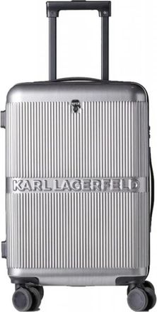 Karl Lagerfeld unisex, Valises, Gris, Taille: ONE Size K/Ikonik Hard Shell Trolley