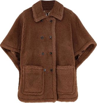 Max Mara Femme, Vestes, Brun, Taille: ONE Size Veste en Shearling