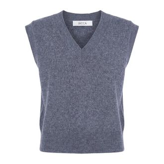 Jucca V-Ausschnitt Strickware - - Knitwear - Damen - Grau - S