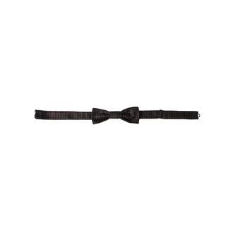 Dolce & Gabbana Braune Fantasie Seide Verstellbare Hals Herren Fliege - - Accessories - Herren - Braun - ONE SIZE